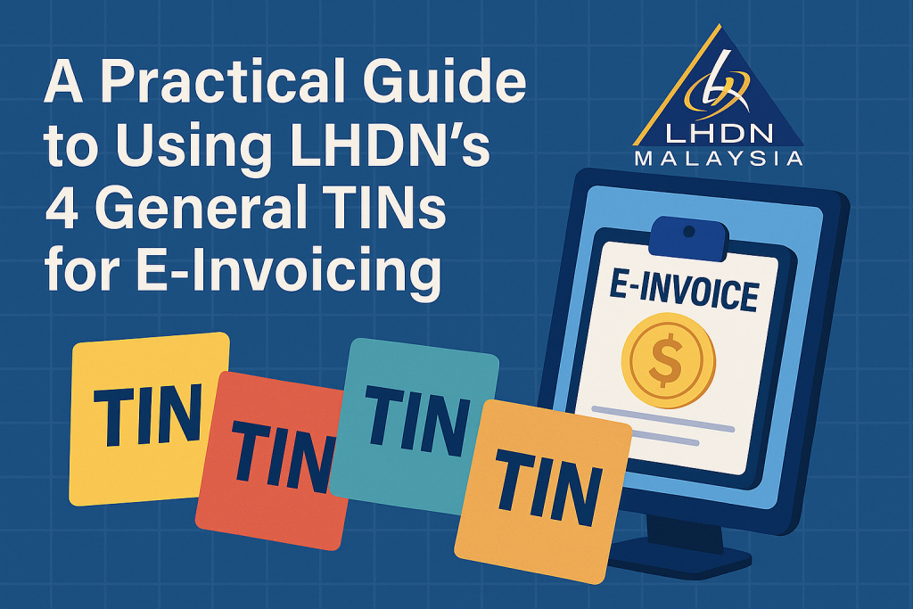A Practical Guide to Using LHDN’s 4 General TINs for E-Invoicing – SM ...